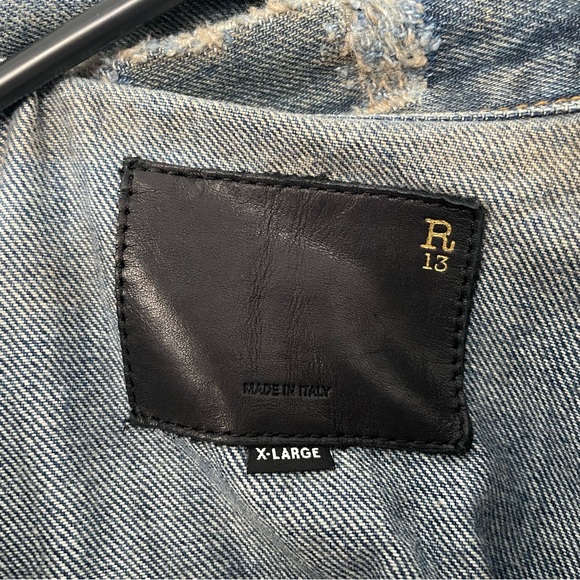 R13 | Jackets & Coats | R3 Mens Distressed Denim Jacket | Poshmark